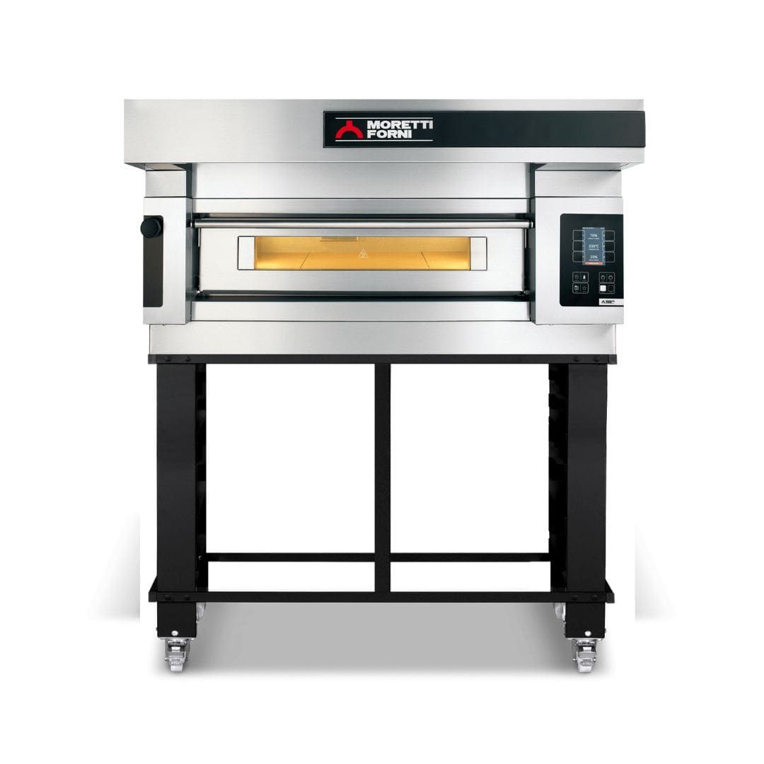 Moretti Forni S50E/1/S Single Deck Oven on Stand